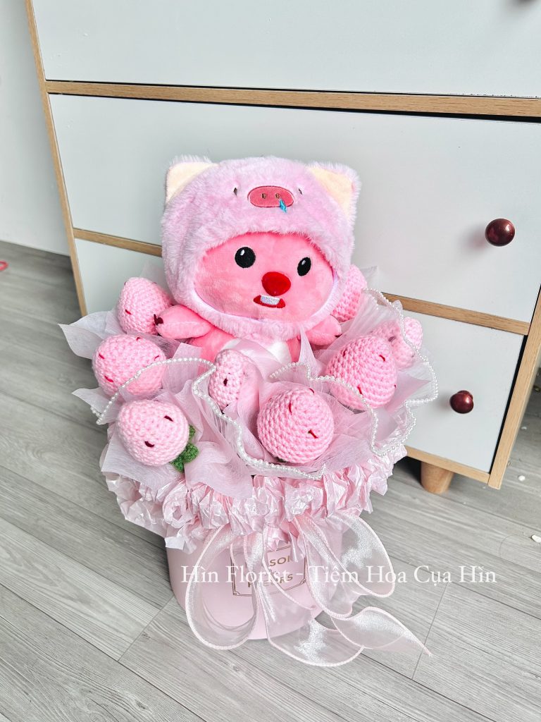 Hãy là người đầu tiên nhận xét “Hộp trụ dâu len gấu loopy” Hủy